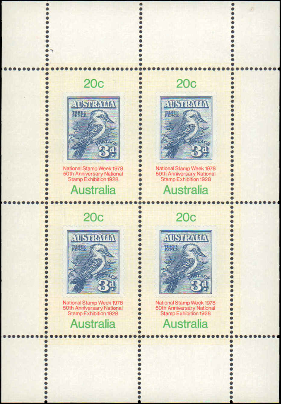 Australia — Stamp on Stamp